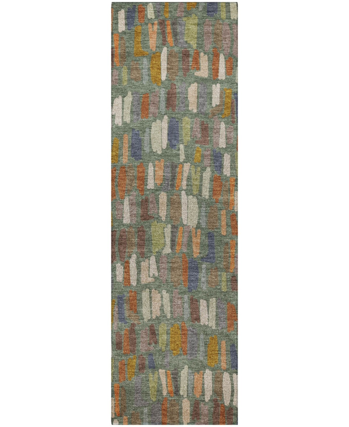 Click here for Dalyn Kenner KN5 23x76 Runner Area Rug - Green prices