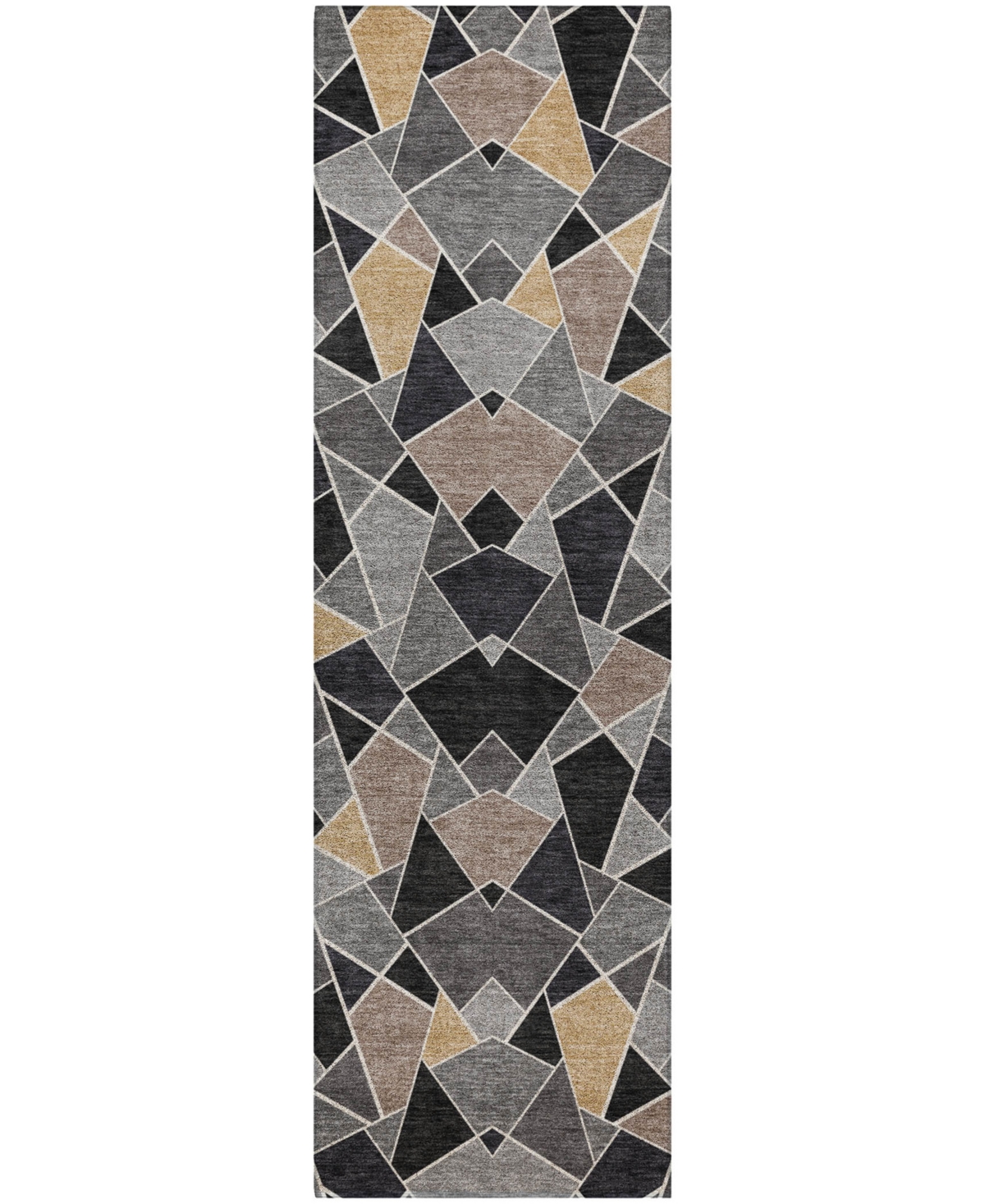 Click here for Dalyn Kenner KN8 23x76 Runner Area Rug - Black prices