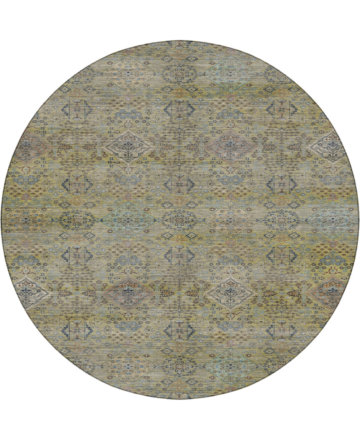 Click here for Dalyn Aristo AR1 8x8 Round Area Rug - Green prices