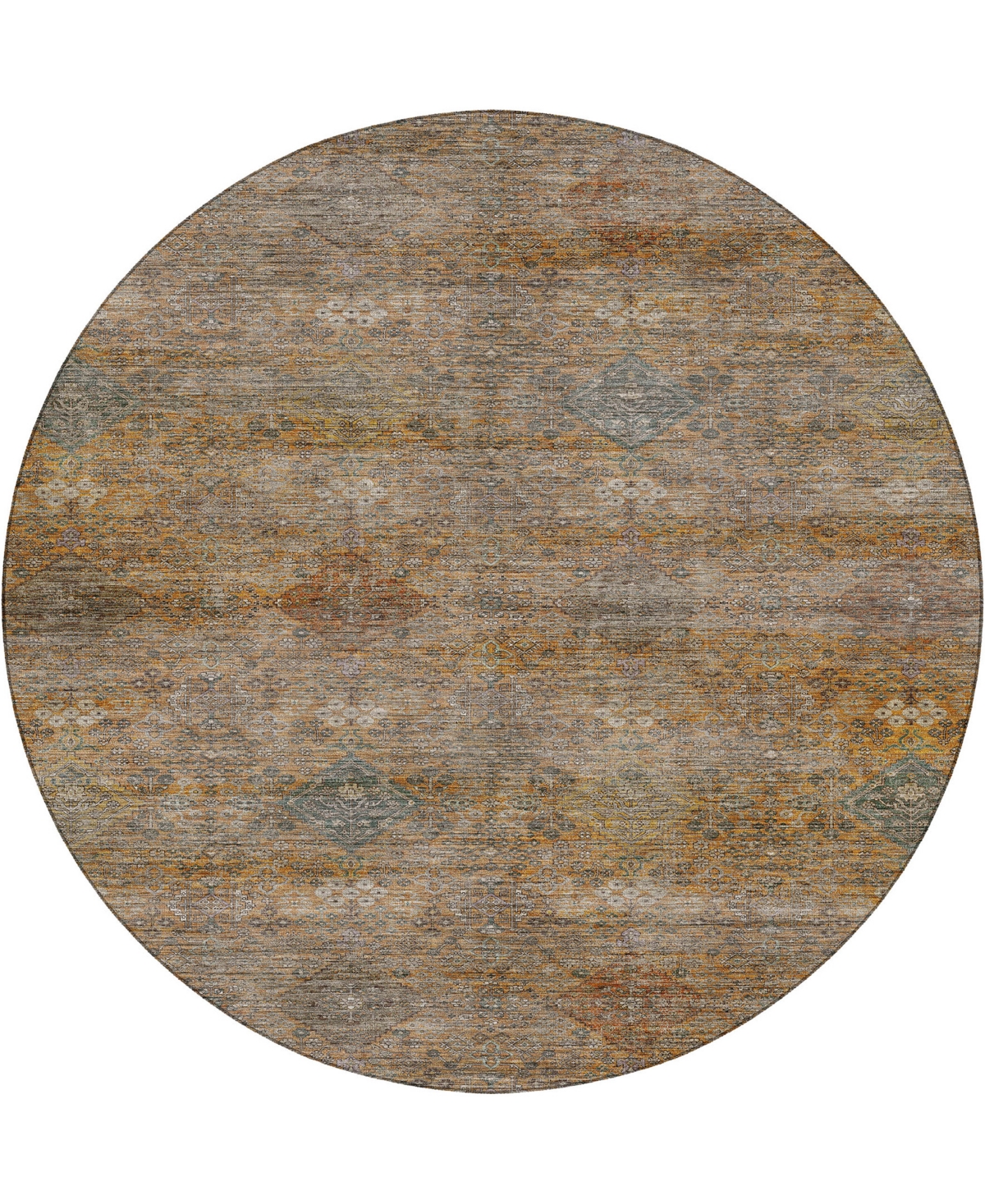 Click here for Dalyn Aristo AR1 8x8 Round Area Rug - Orange prices