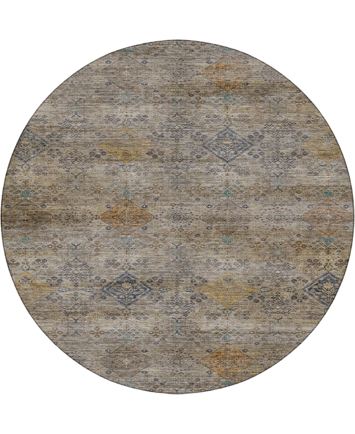 Click here for Dalyn Aristo AR1 8x8 Round Area Rug - Gray prices