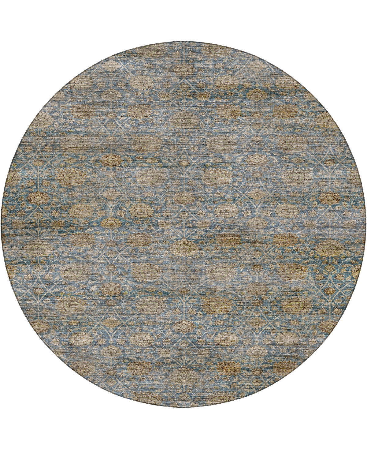 Click here for Dalyn Aristo AR3 8x8 Round Area Rug - Blue prices