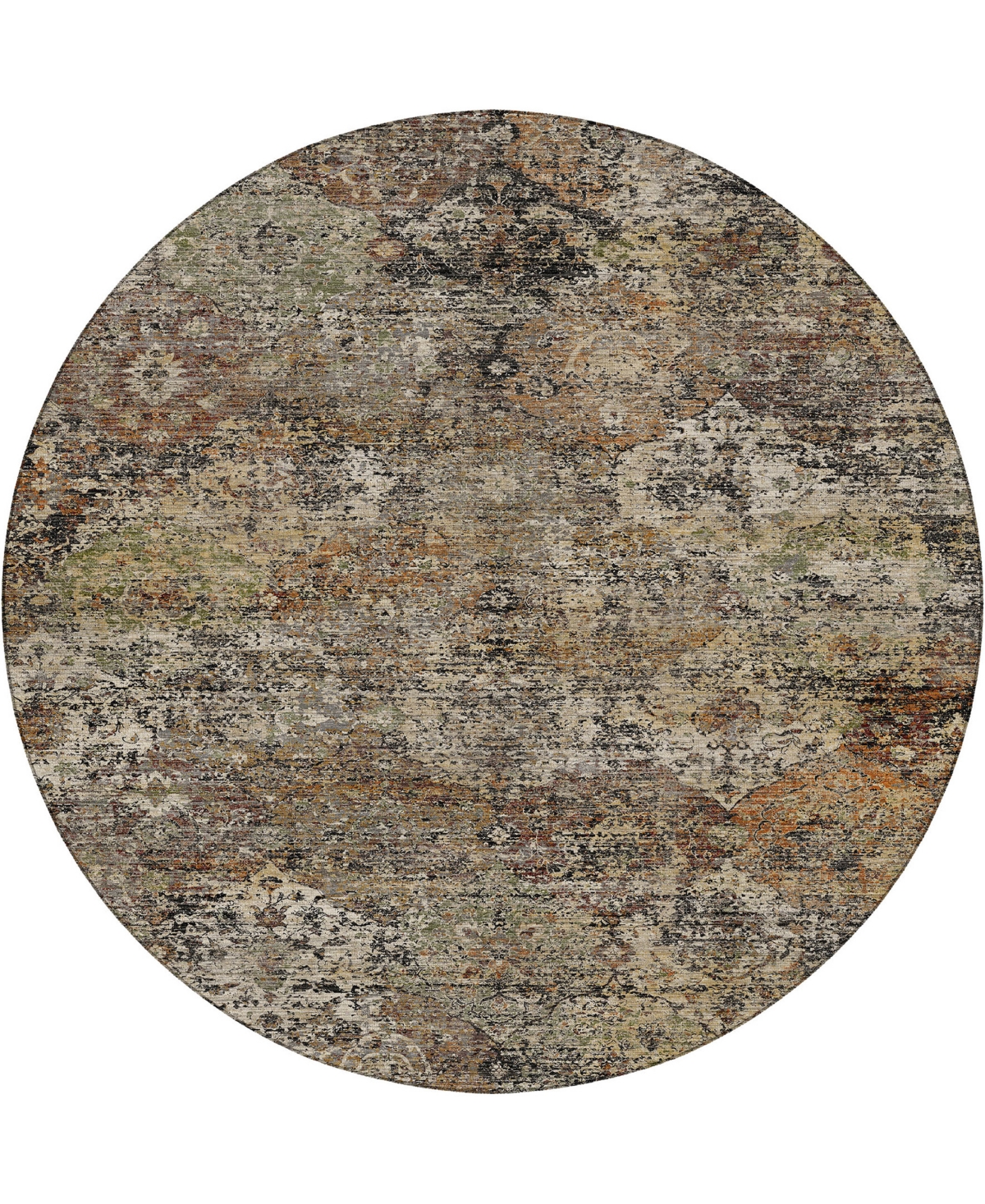 Click here for Dalyn Aristo AR4 8x8 Round Area Rug - Brown prices