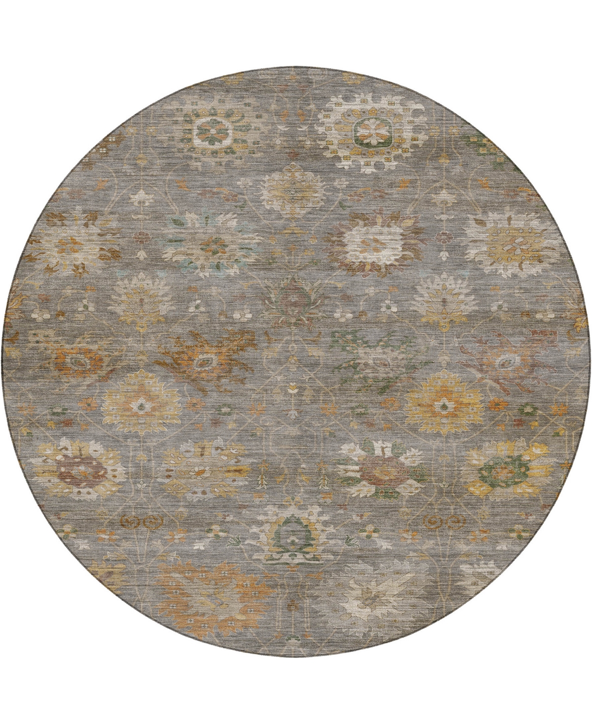 Click here for Dalyn Aristo AR6 8x8 Round Area Rug - Gray prices