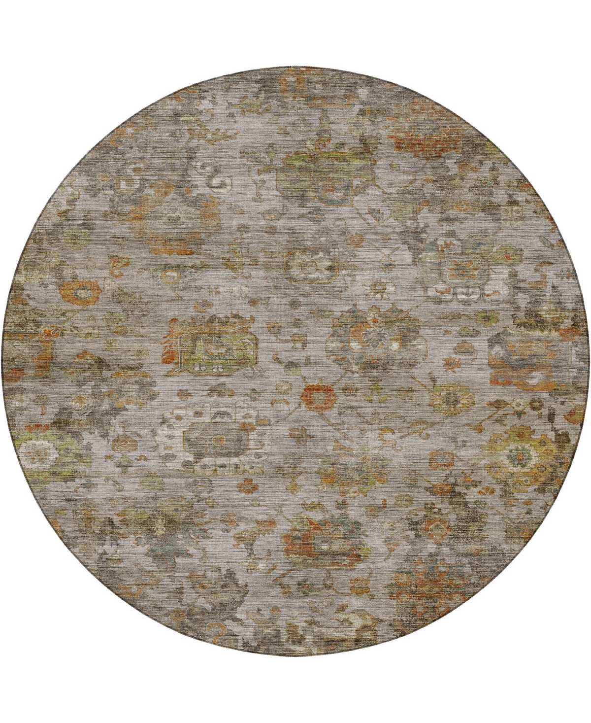 Click here for Dalyn Aristo AR7 8x8 Round Area Rug - Gray prices