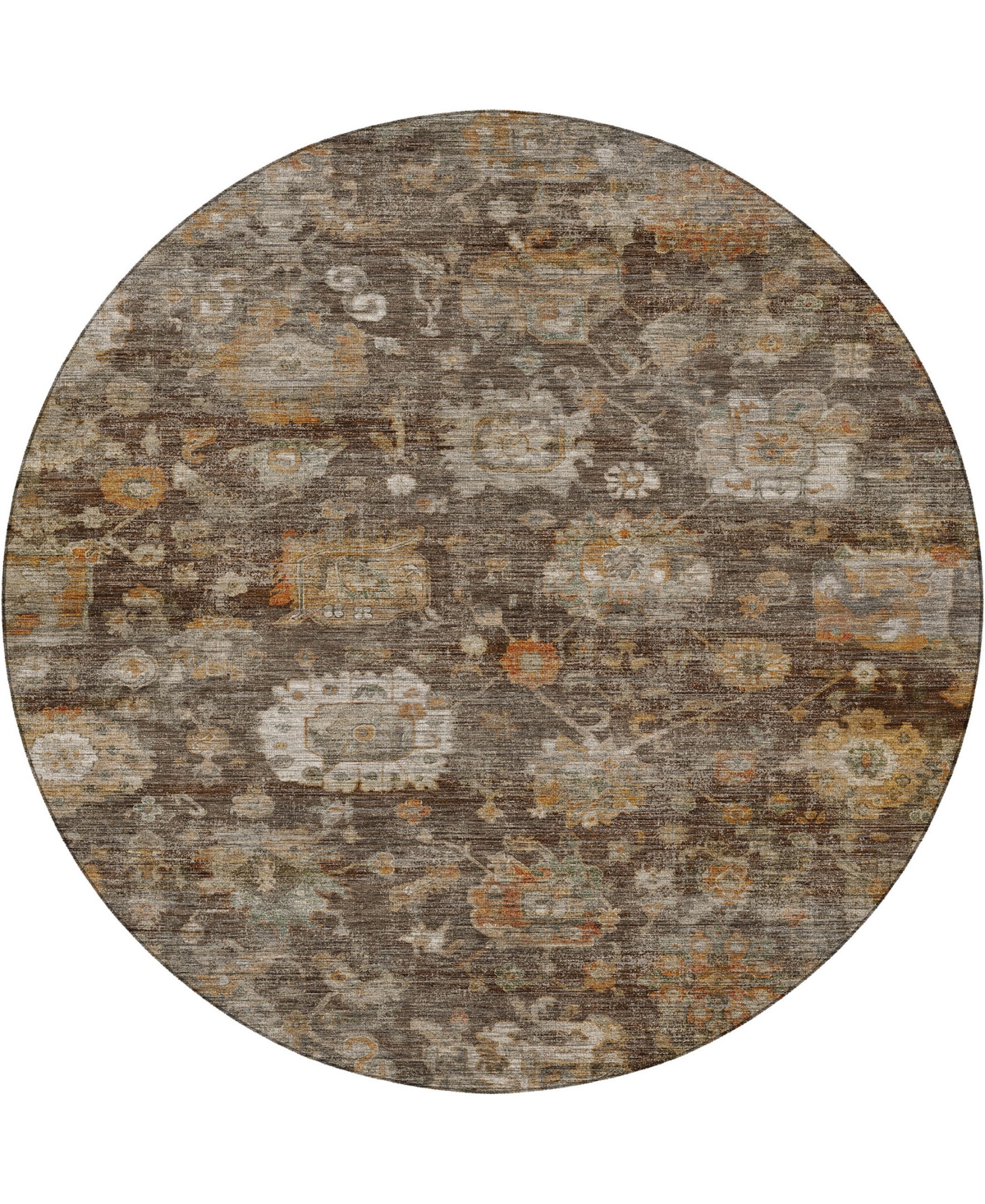 Click here for Dalyn Aristo AR7 8x8 Round Area Rug - Brown prices