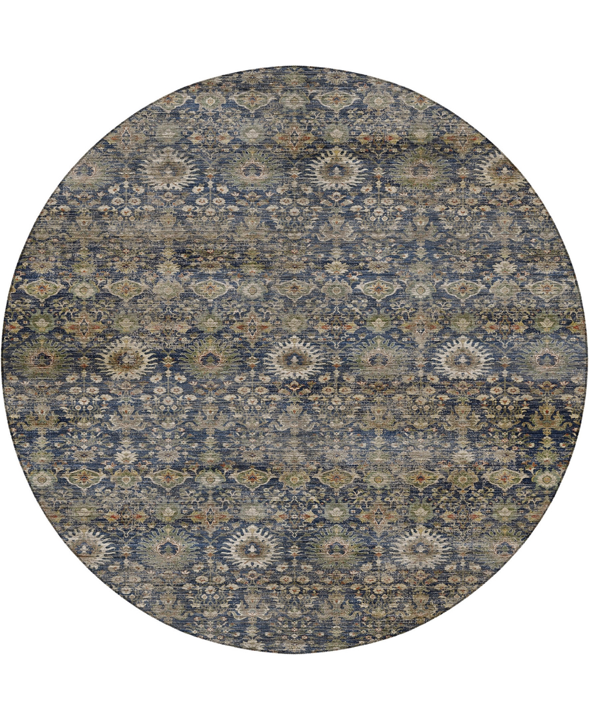Click here for Dalyn Aristo AR9 8x8 Round Area Rug - Blue prices