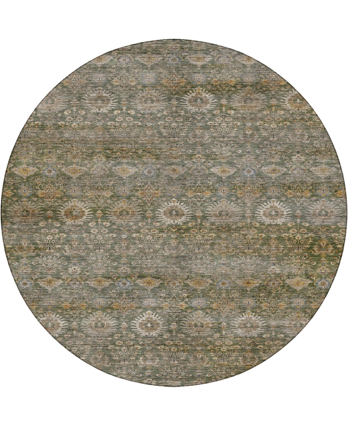 Click here for Dalyn Aristo AR9 8x8 Round Area Rug - Green prices