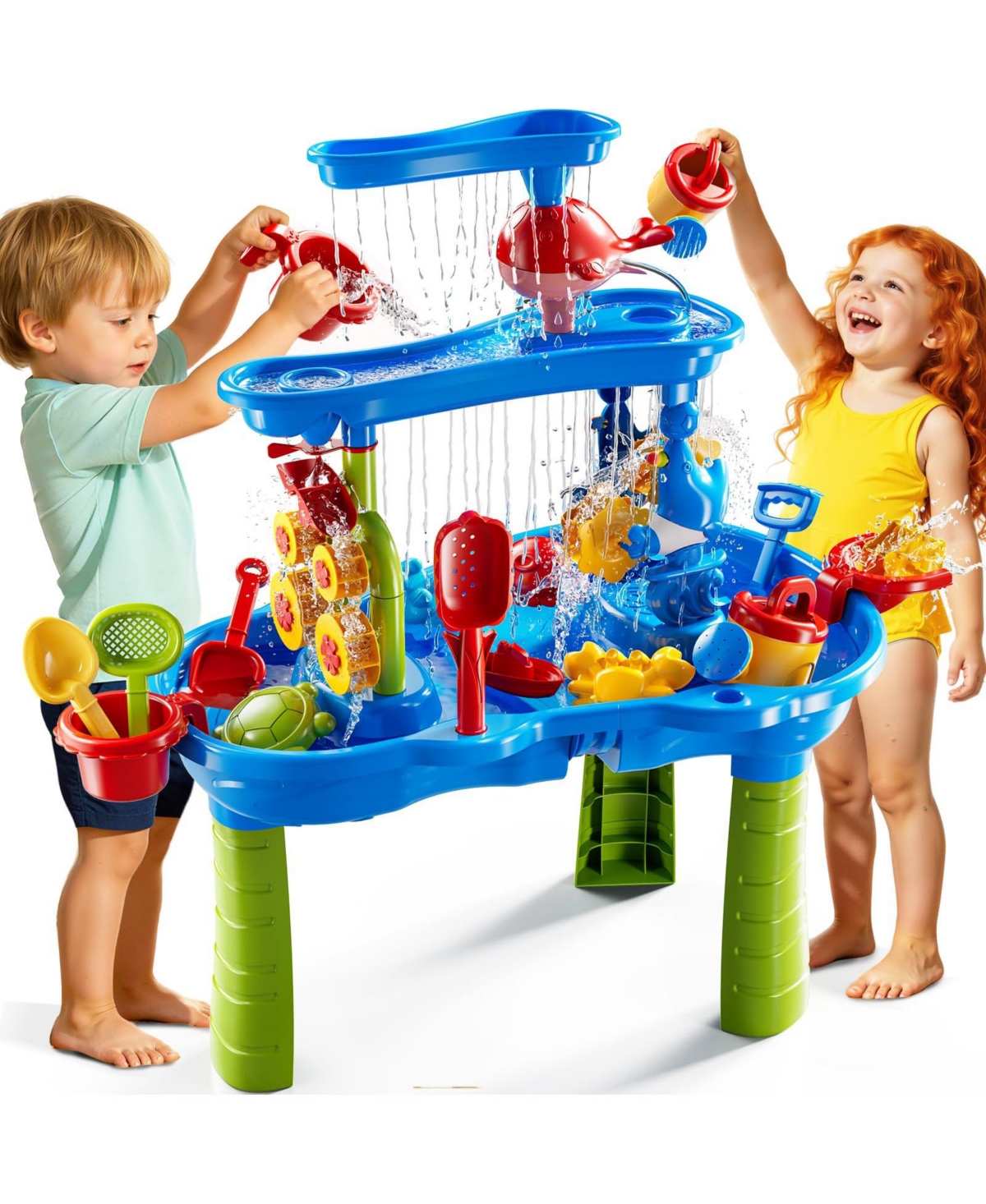Click here for Gnuadz 3-Tier Sand Water Table Kids Sensory Play T... prices
