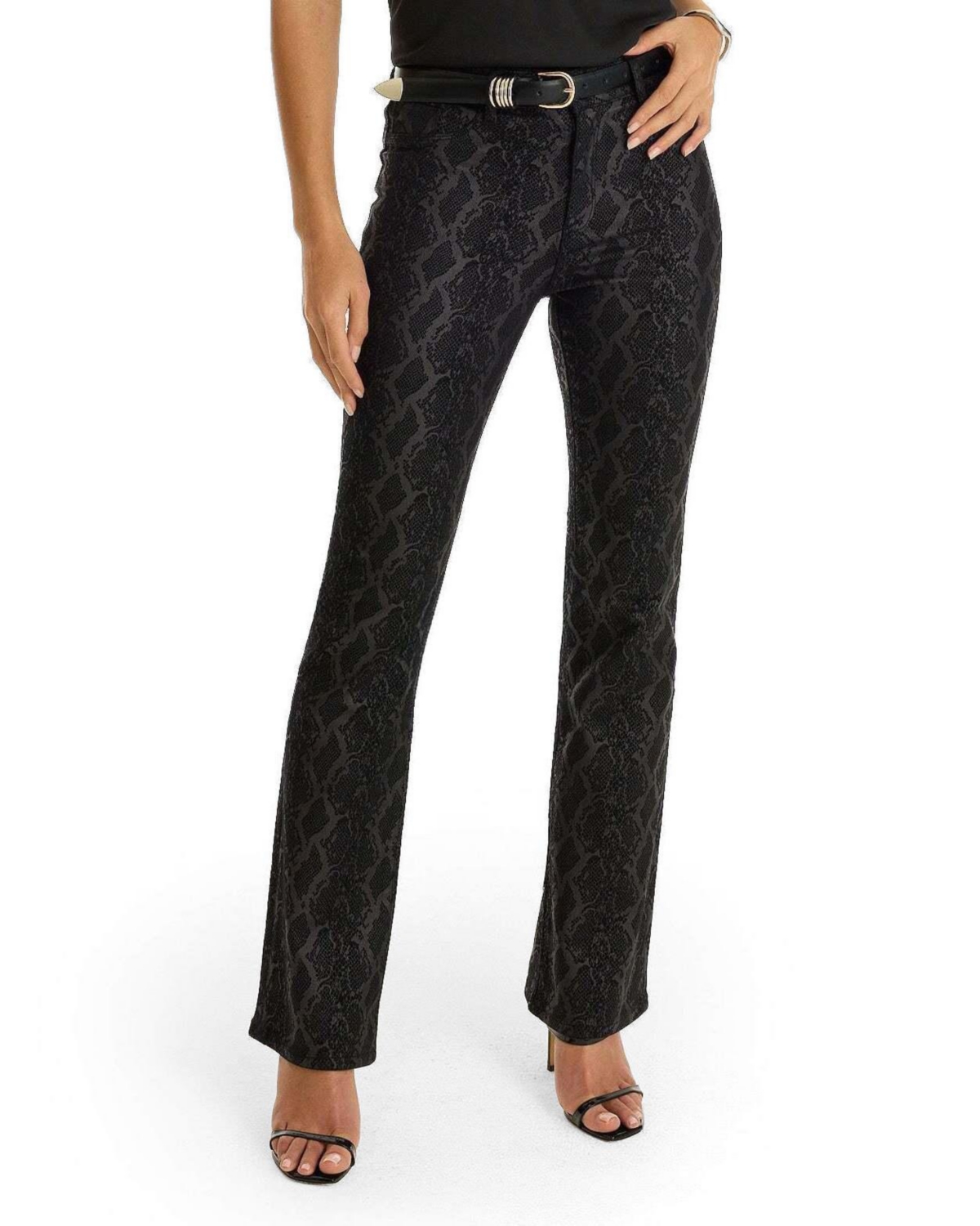Click here for The Noli Shop Womens Classic Aria Flare Jean Pytho... prices