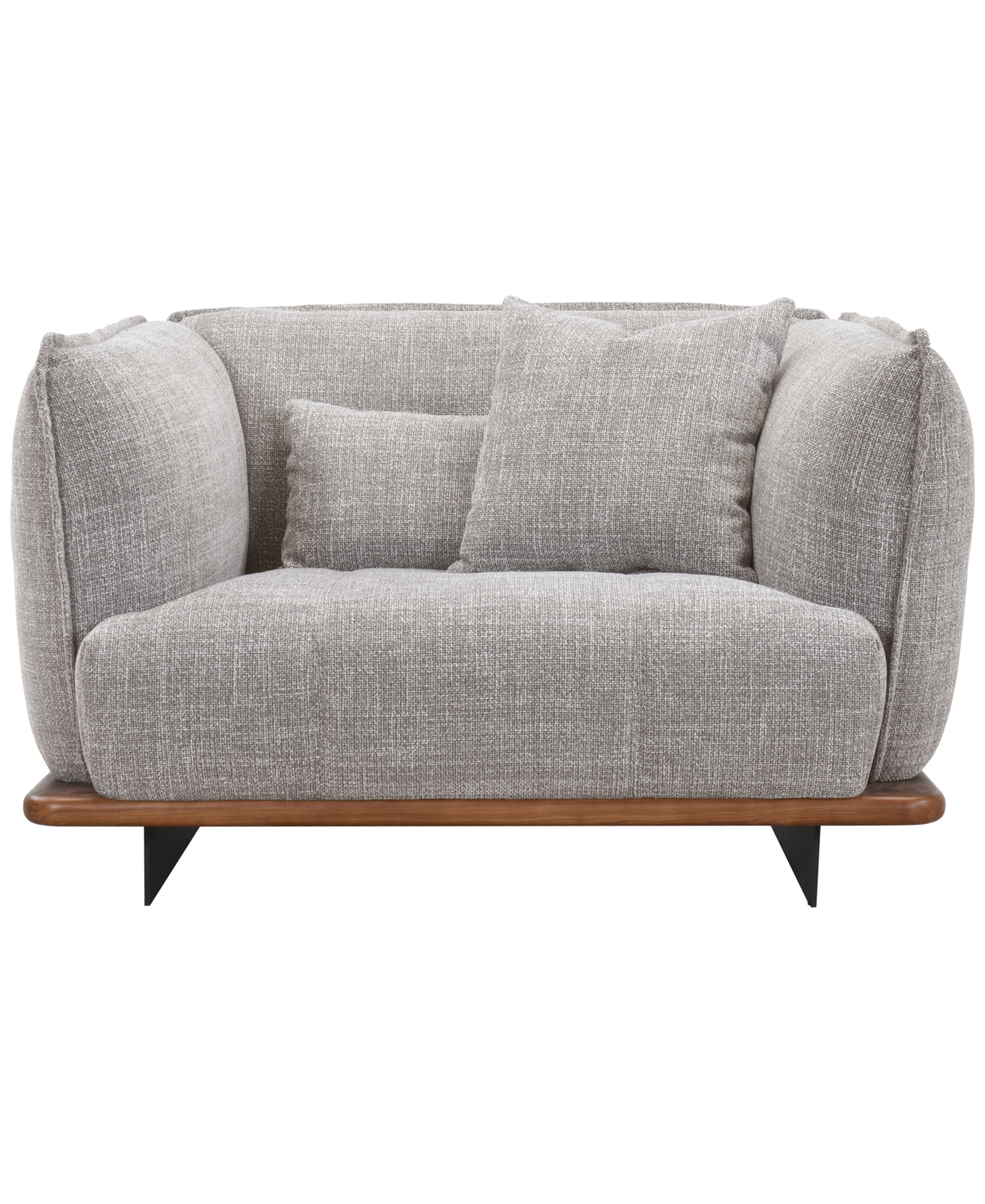 Click here for Muriel 52 Fabric Stationary Chair - Storm Gray prices