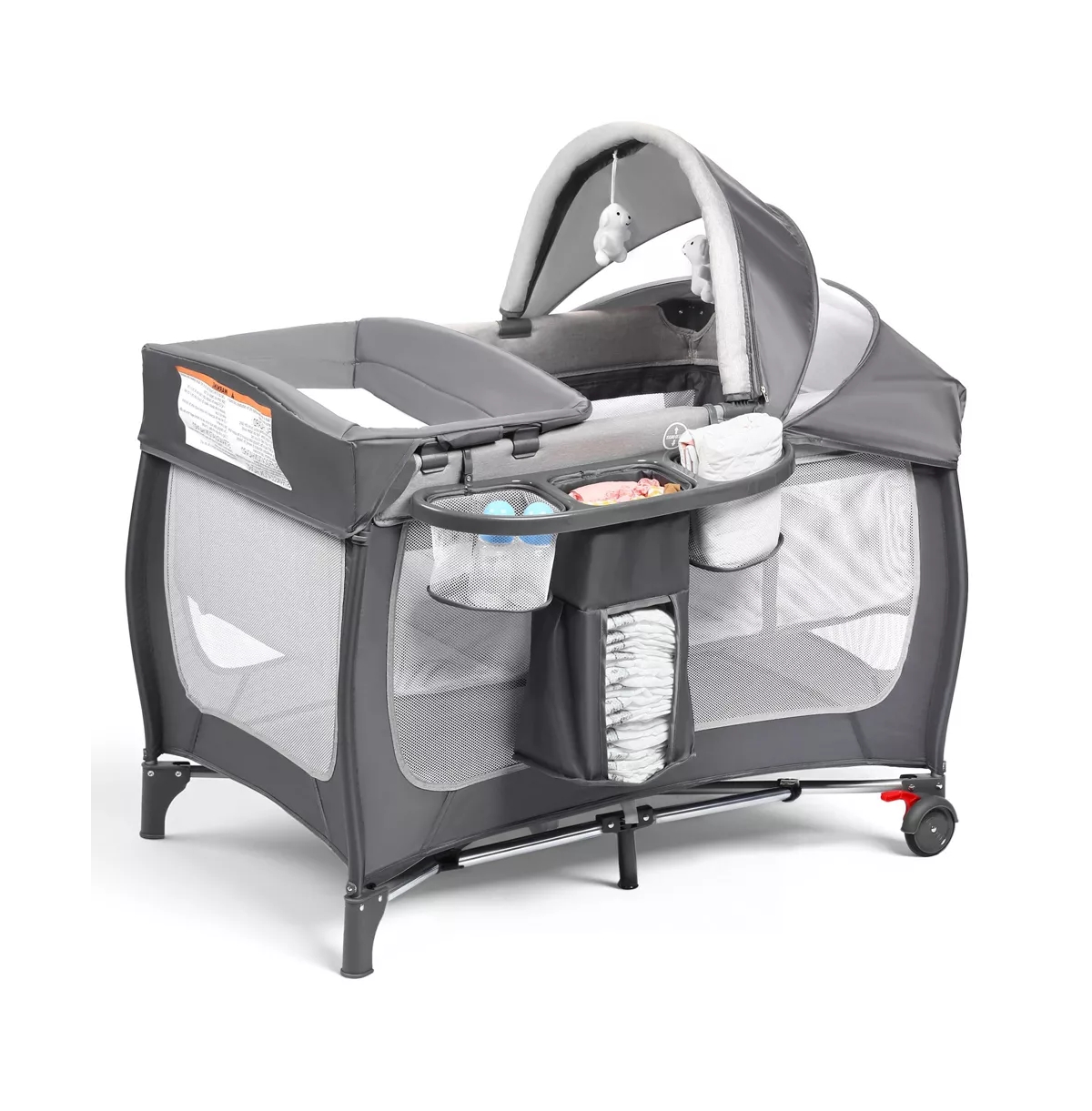 Click here for Kinder King 4-in-1 Portable Baby Playard with Bass... prices