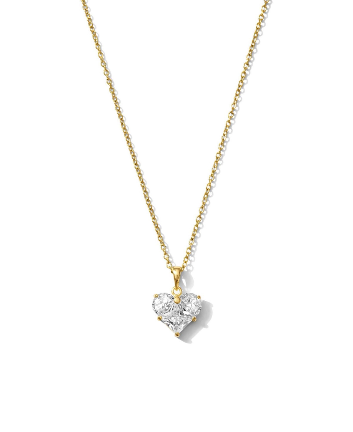 Click here for Joey Baby Oma Chain Heart Charm Necklace in 18K Go... prices