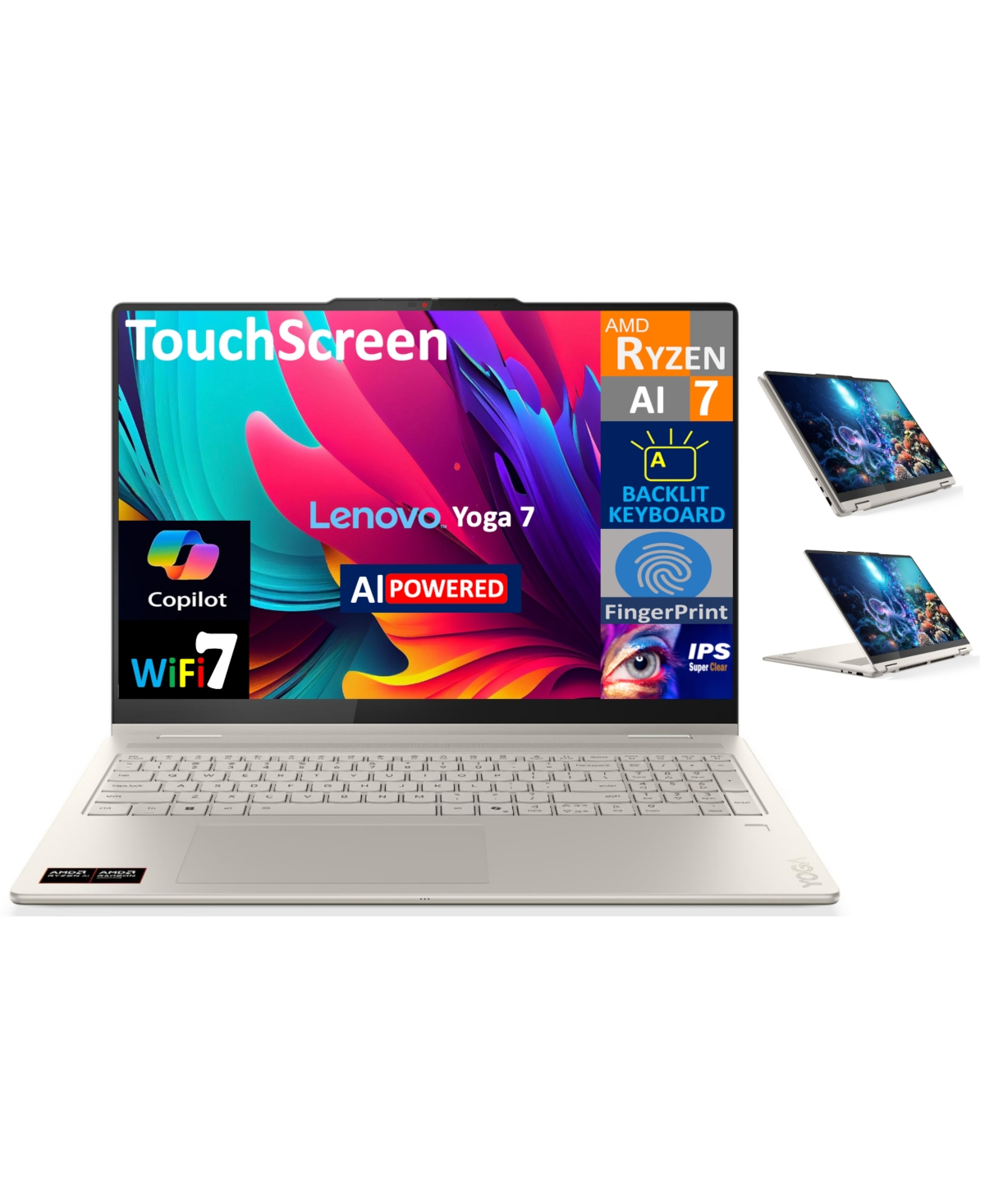 Click here for Lenovo Yoga 2-in-1 Laptop 16.0 Wuxga Display (Amd... prices