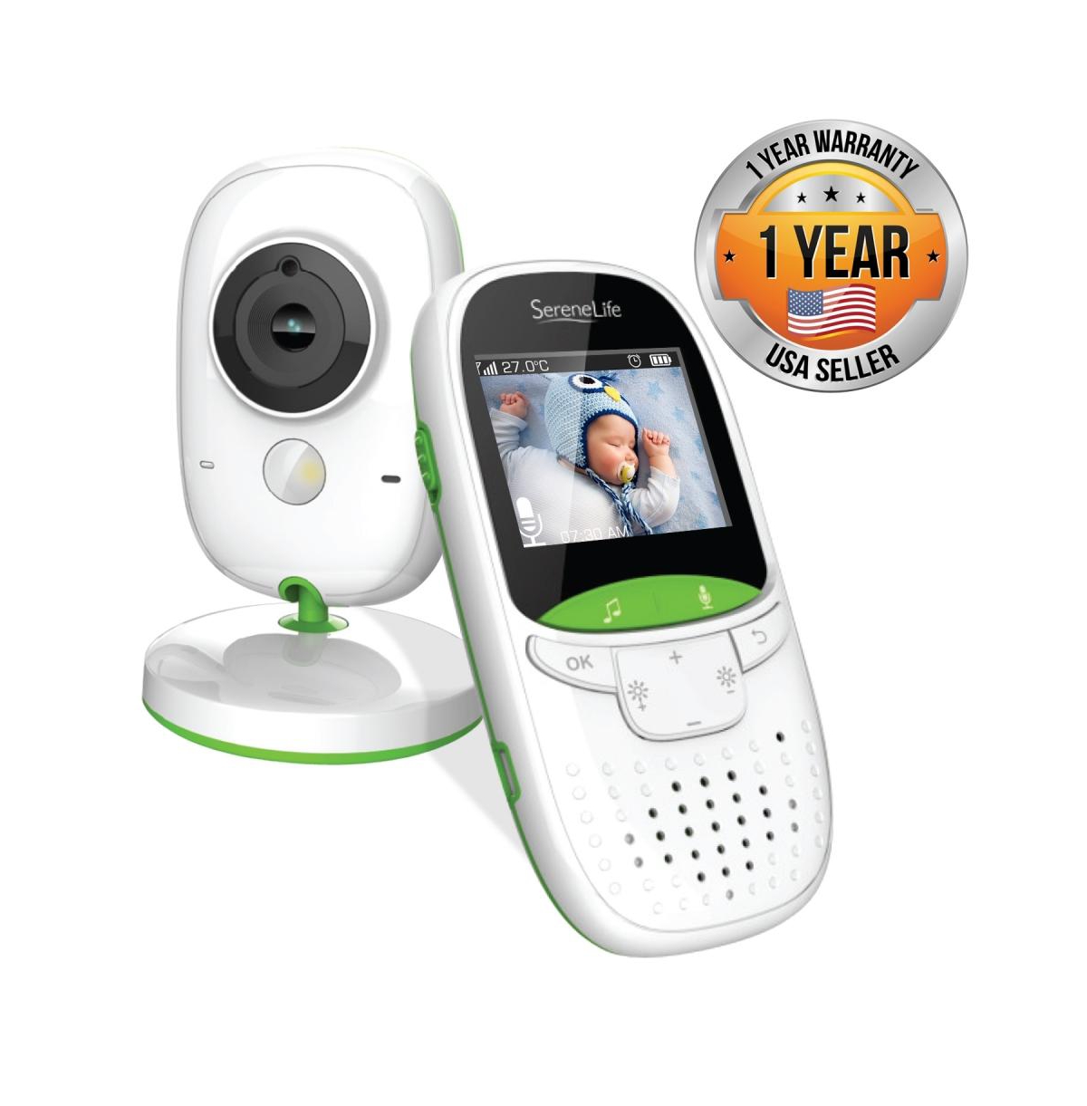 SereneLife SLBCAM10 Wireless Baby Monitor System - Camera & Video Child Home Monitoring