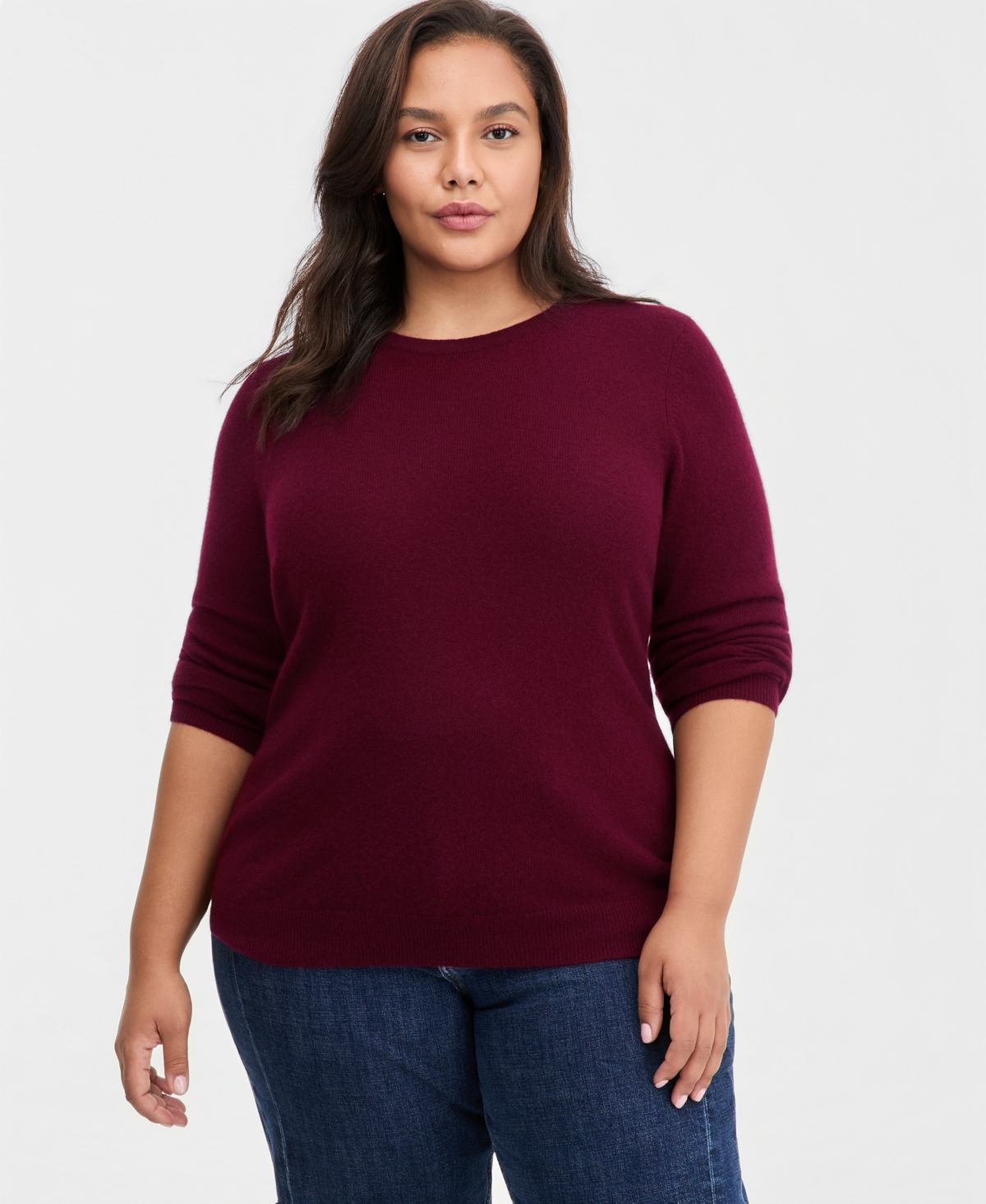 Click here for Charter Club Plus Size 100 Cashmere Crewneck Sweat... prices