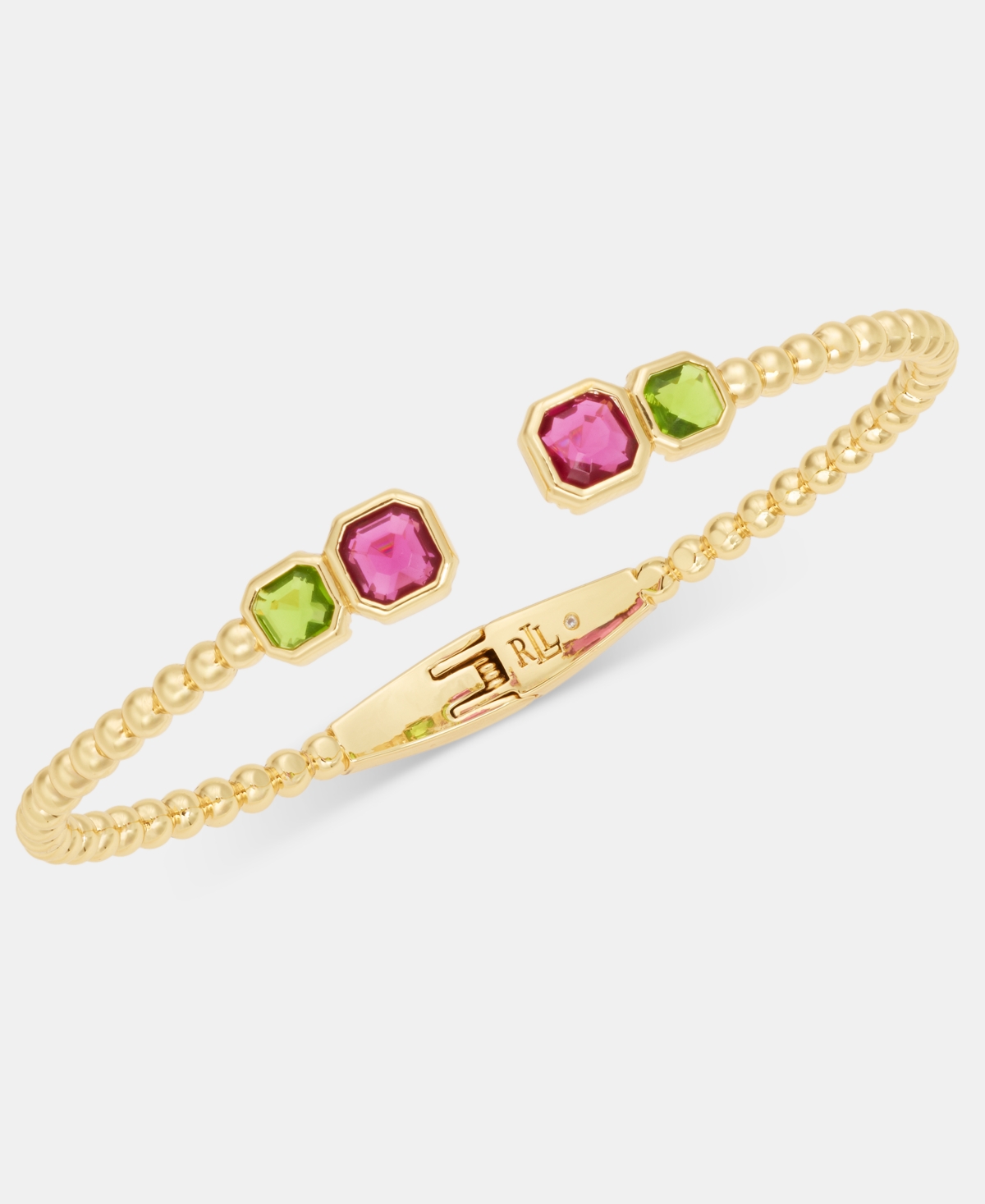 Click here for Lauren Ralph Lauren Stone Cuff Bracelet - Multi prices