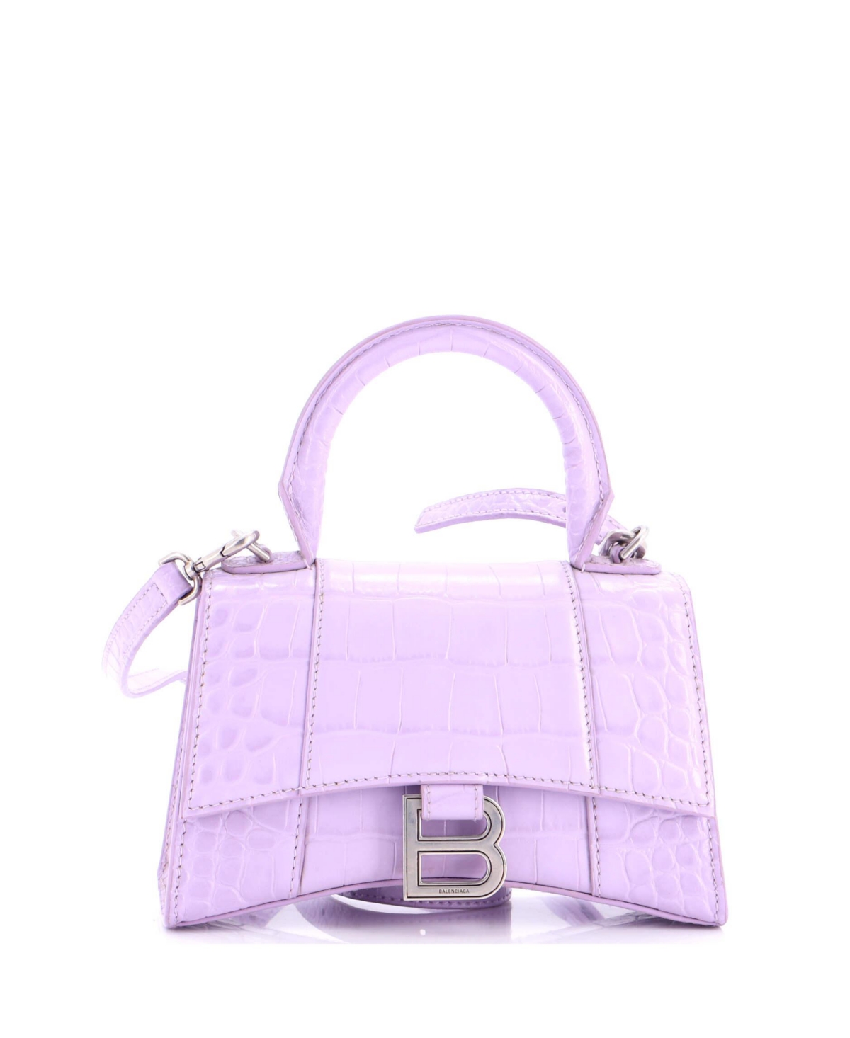 Click here for Pre-Owned Balenciaga Xs Hourglass Top Handle Bag E... prices