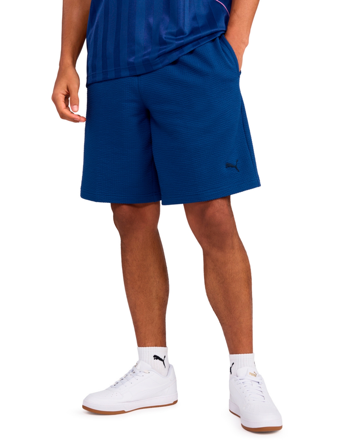 Click here for Puma Mens Essentials Elevated Regular-Fit Shorts -... prices