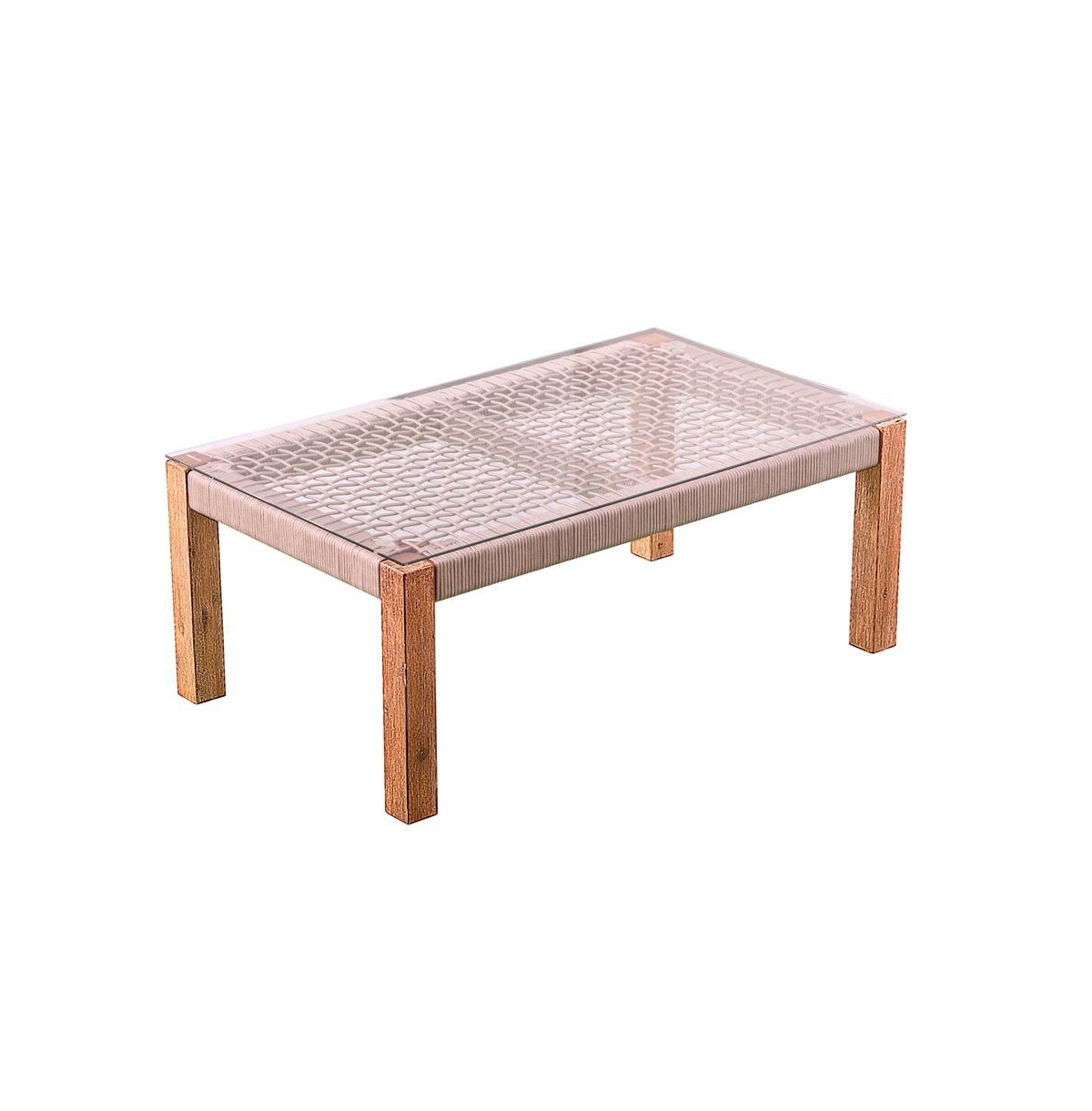 Click here for Augusta Home Brendina Outdoor Glass-Top Cocktail T... prices