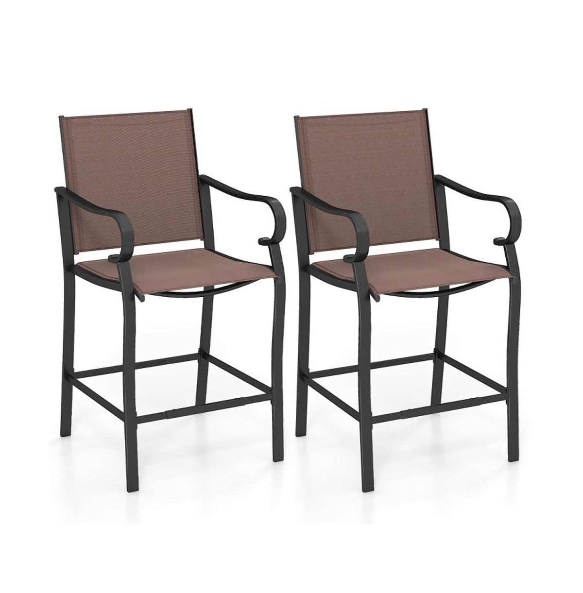 Click here for Boyel Living Outdoor Counter Height Bar Stools Set... prices