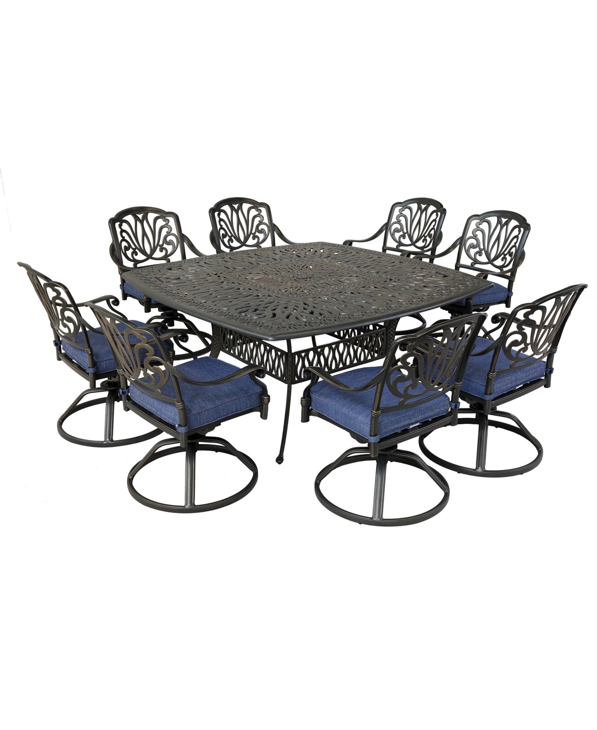Click here for Mondawe 8 - Person 64 Long Aluminum Square Dining... prices