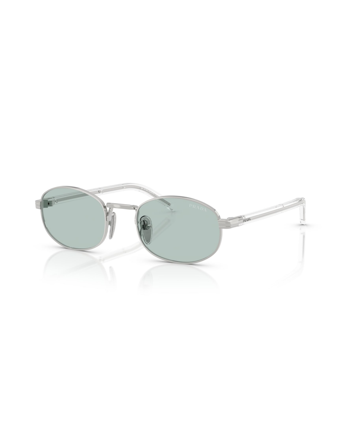 Click here for Prada Womens Oval Sunglasses  Pr B53S - Silver prices