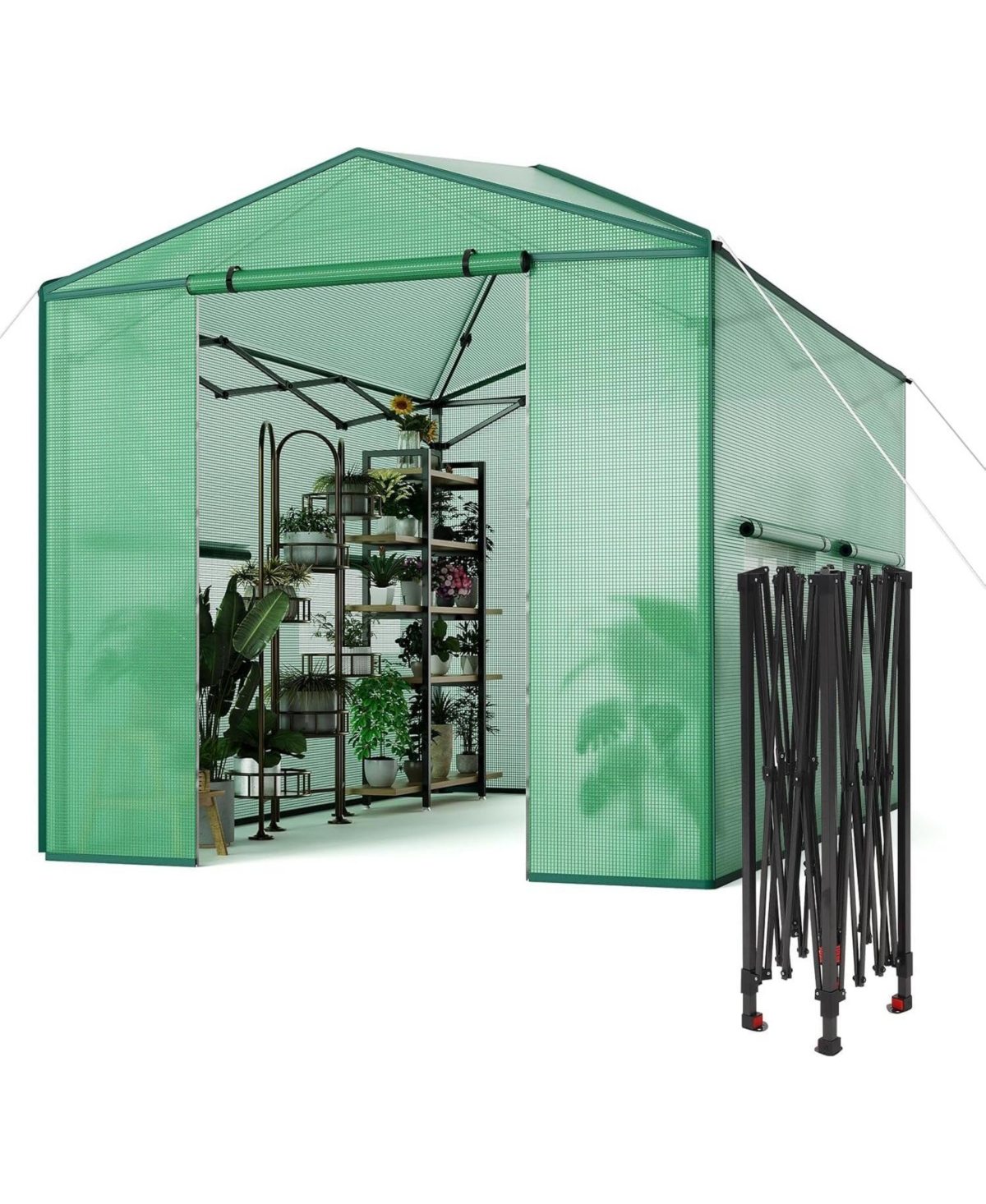 Click here for gaomon Pe Walk-in Greenhouse  Galvanized Steel Fra... prices