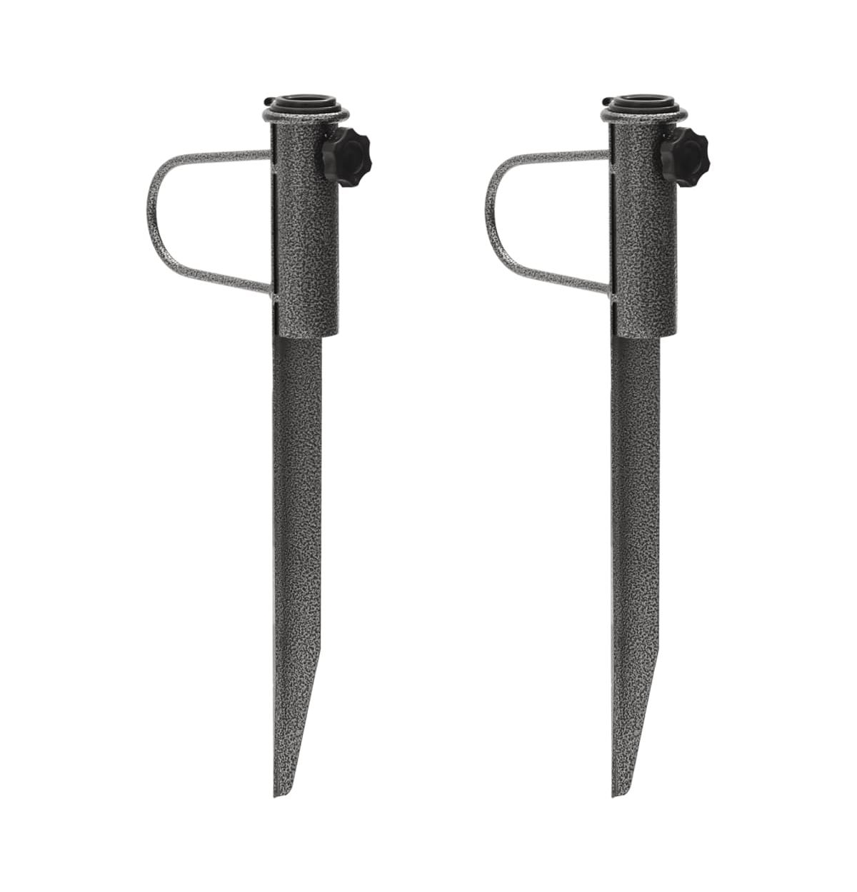 Click here for vidaXL Parasol Stands with Spikes 2 pcs 7.5x16.5 G... prices