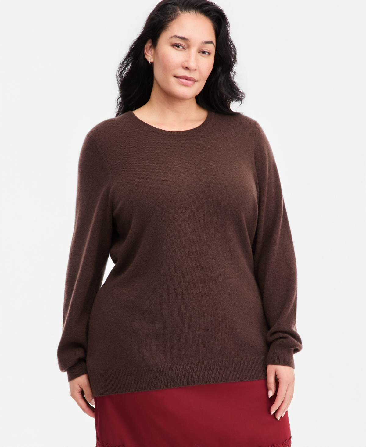 Click here for Charter Club Plus Size 100 Cashmere Crewneck Sweat... prices