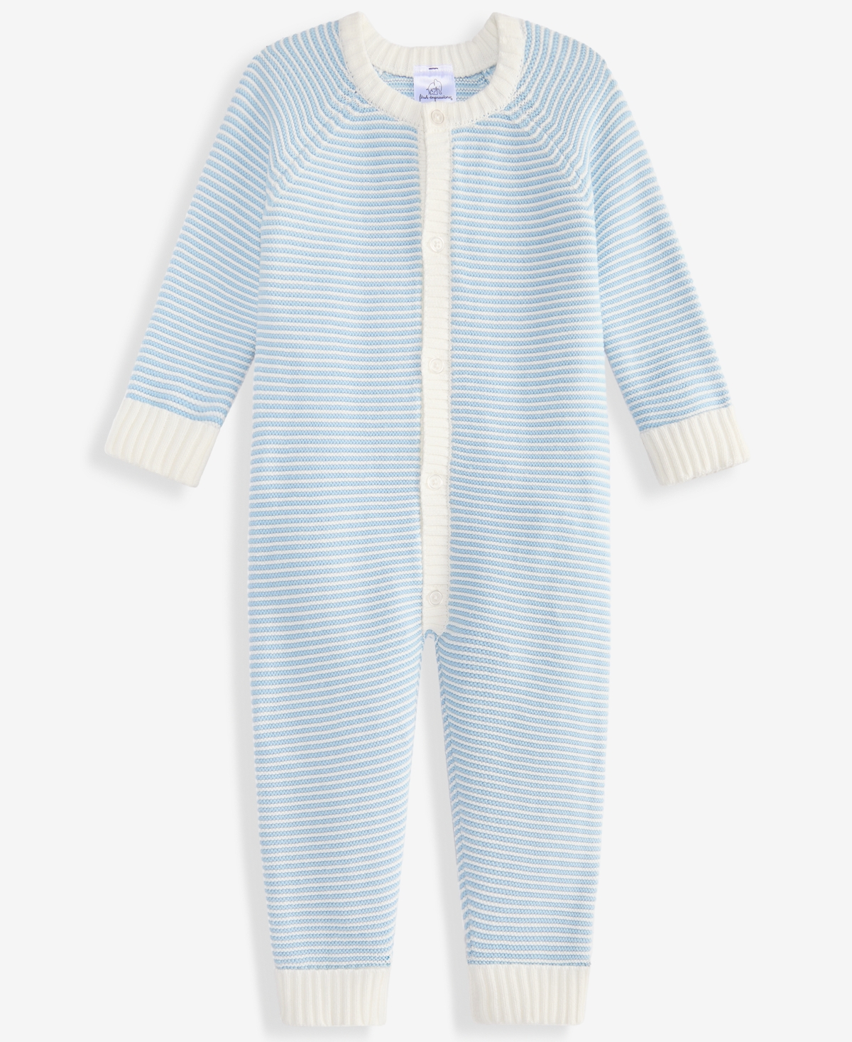 Click here for First Impressions Baby Bunny Striped Cotton Romper... prices