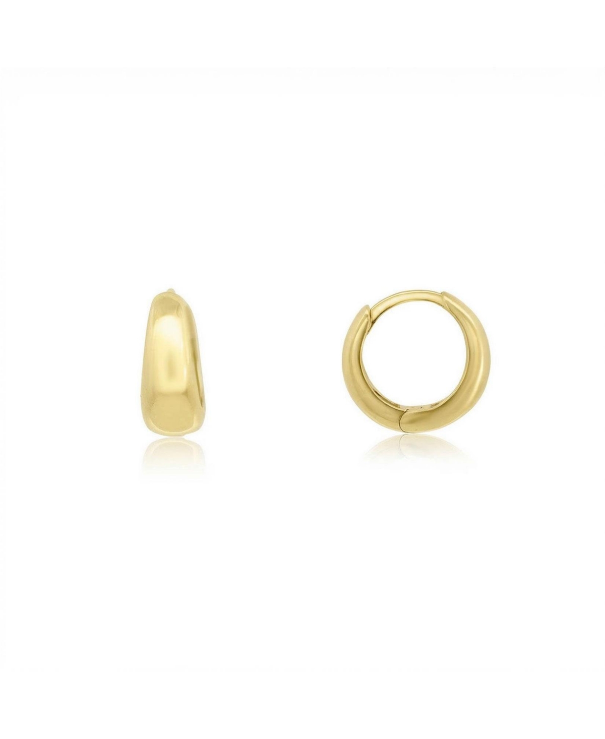 Click here for The Lovery Mini Classic Huggie Hoop Earrings 14K G... prices