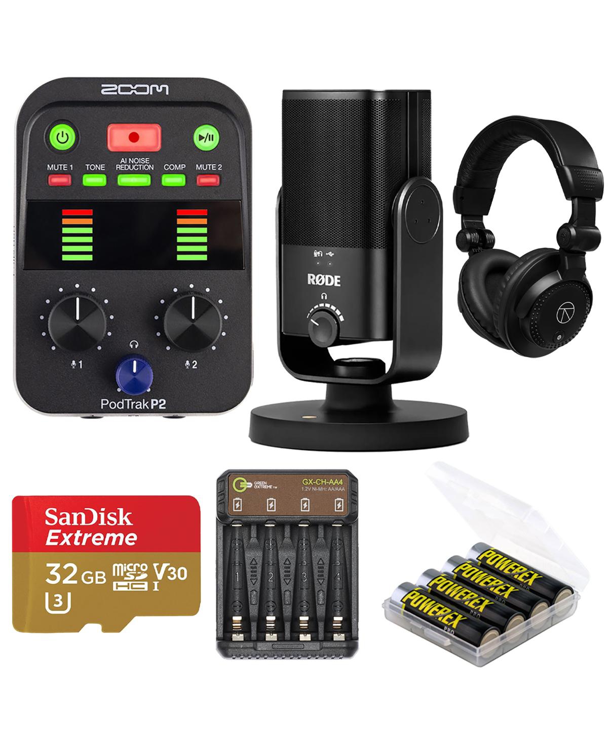 Click here for Zoom PodTrak P2 Dual Usb Mic Recorder for Podcaste... prices