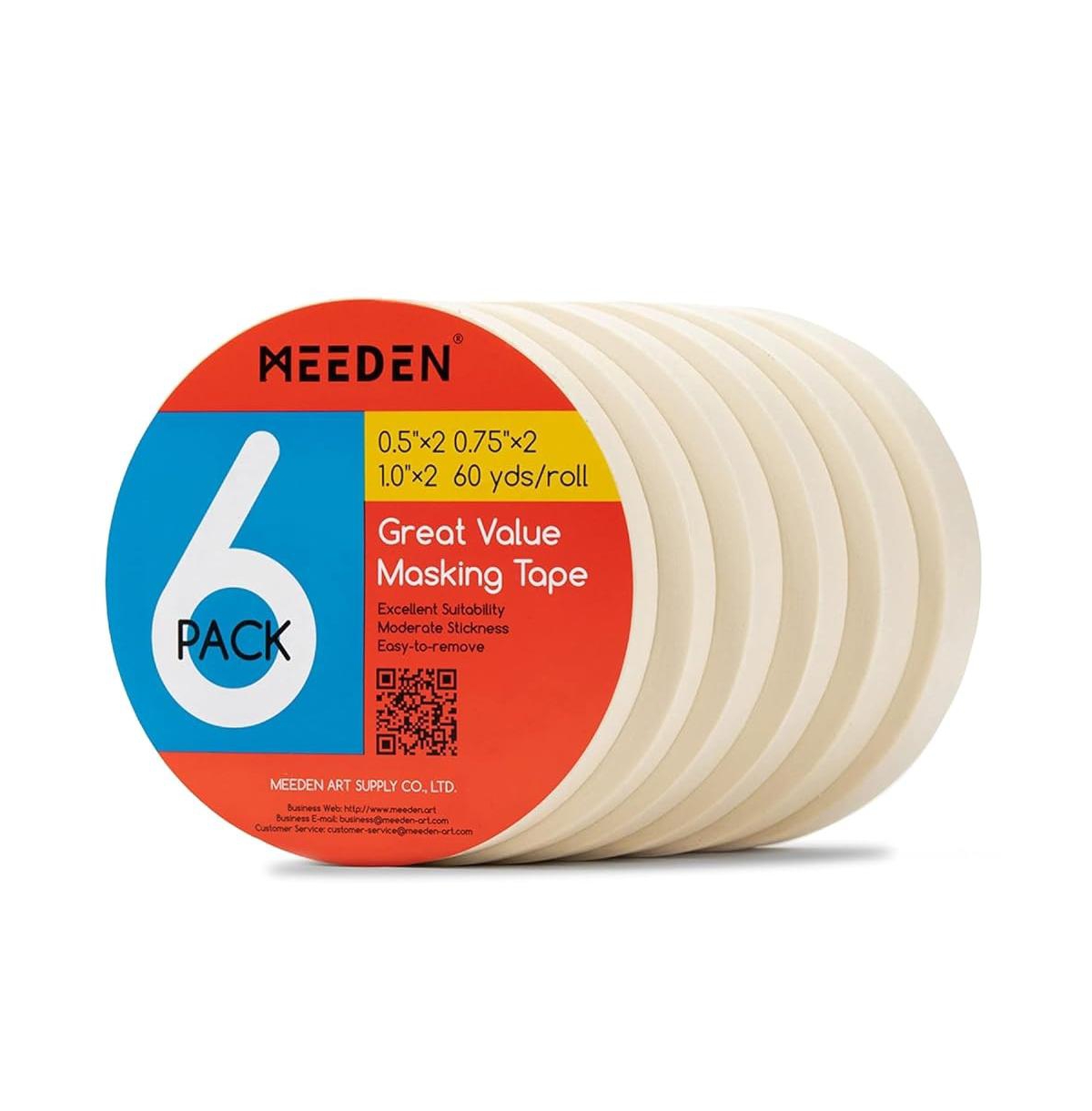 Click here for Meeden 6 Packs Artist Tape  0.5 0.75 1.0 x 60 Yard... prices