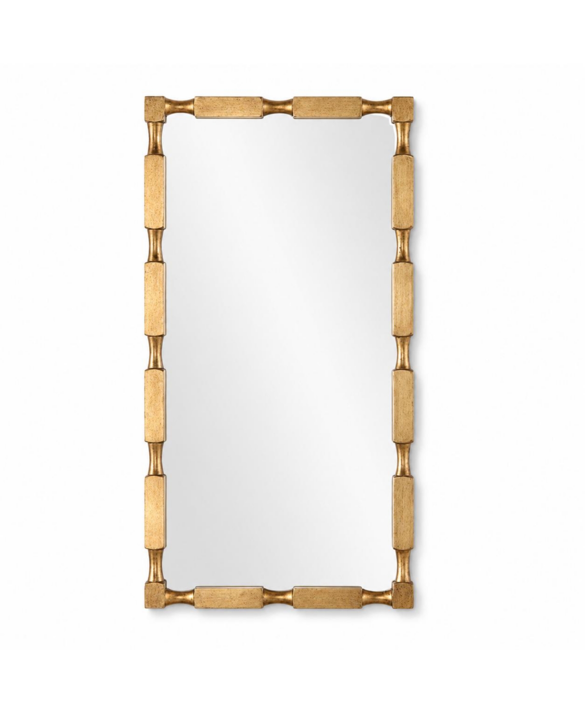 Click here for Phying Modern Bamboo Textured Frame Mirror Rectang... prices