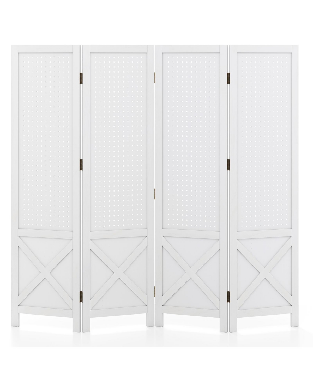 Click here for sumyeg 4-Panel Pegboard Display Stand Room Divider... prices