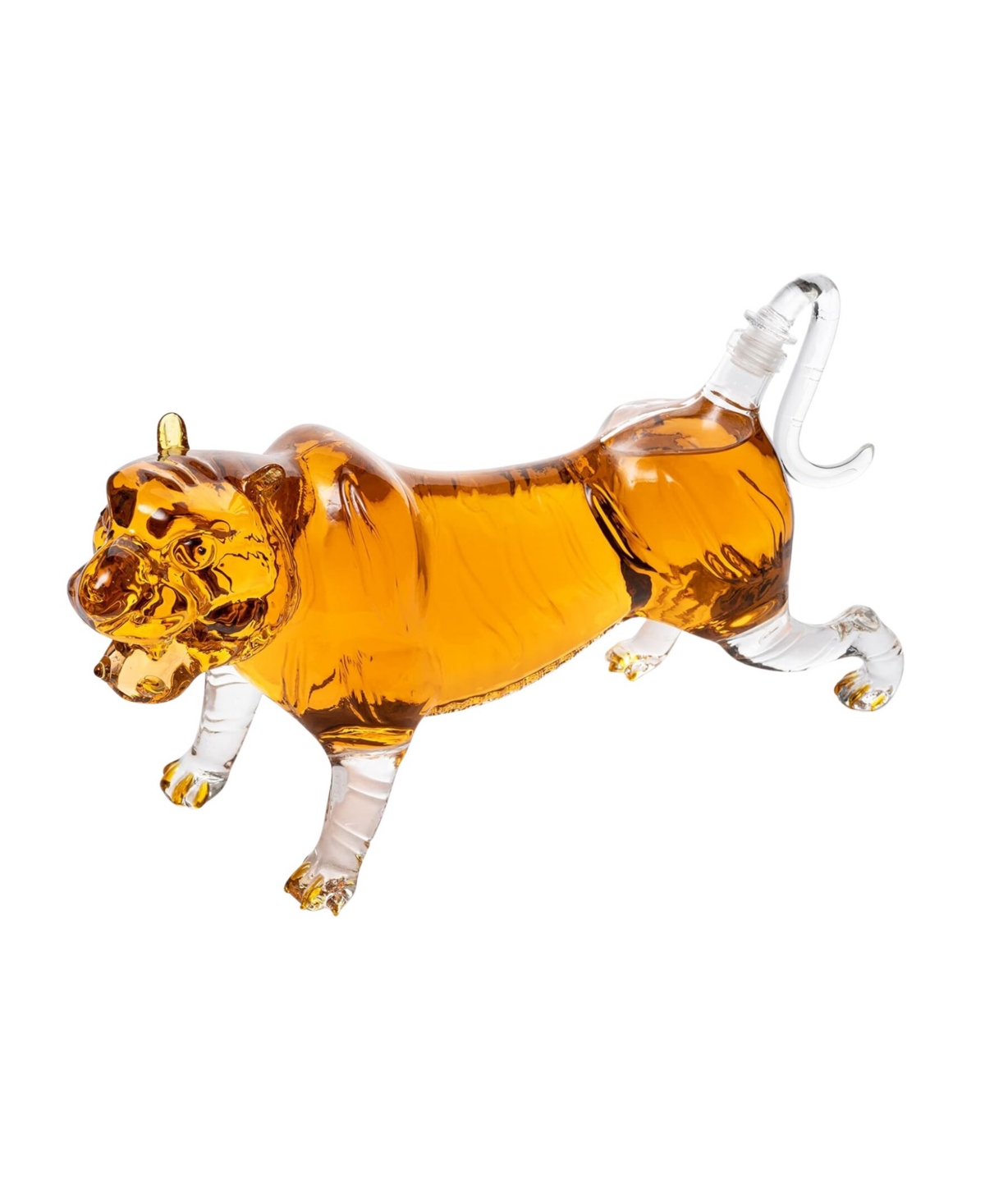 Click here for The Wine Savant Tiger 34 oz. Whiskey Decanter - Cl... prices