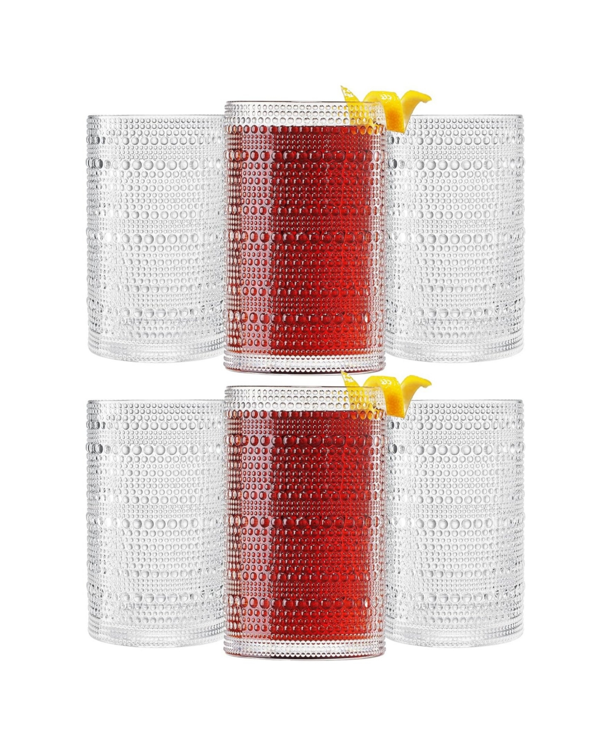 Click here for The Wine Savant Hobnail Highball Drinking Glasses... prices