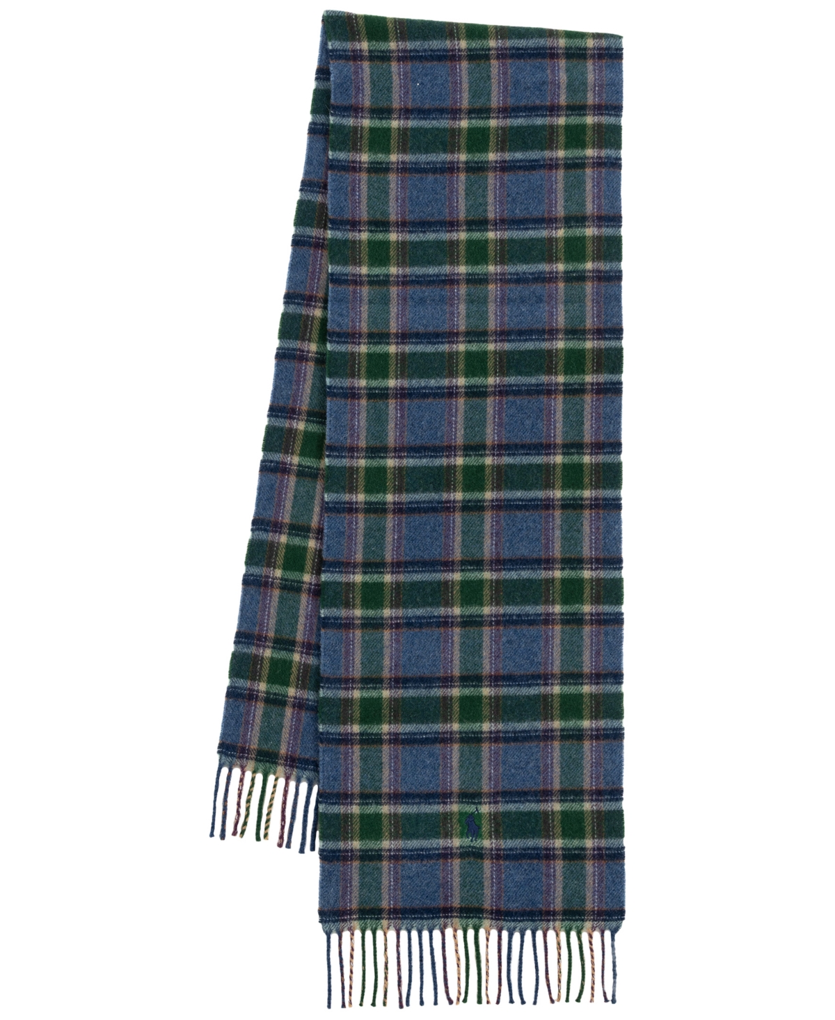 Click here for Polo Ralph Lauren Mens Woolen Plaid Scarf - Rustic... prices