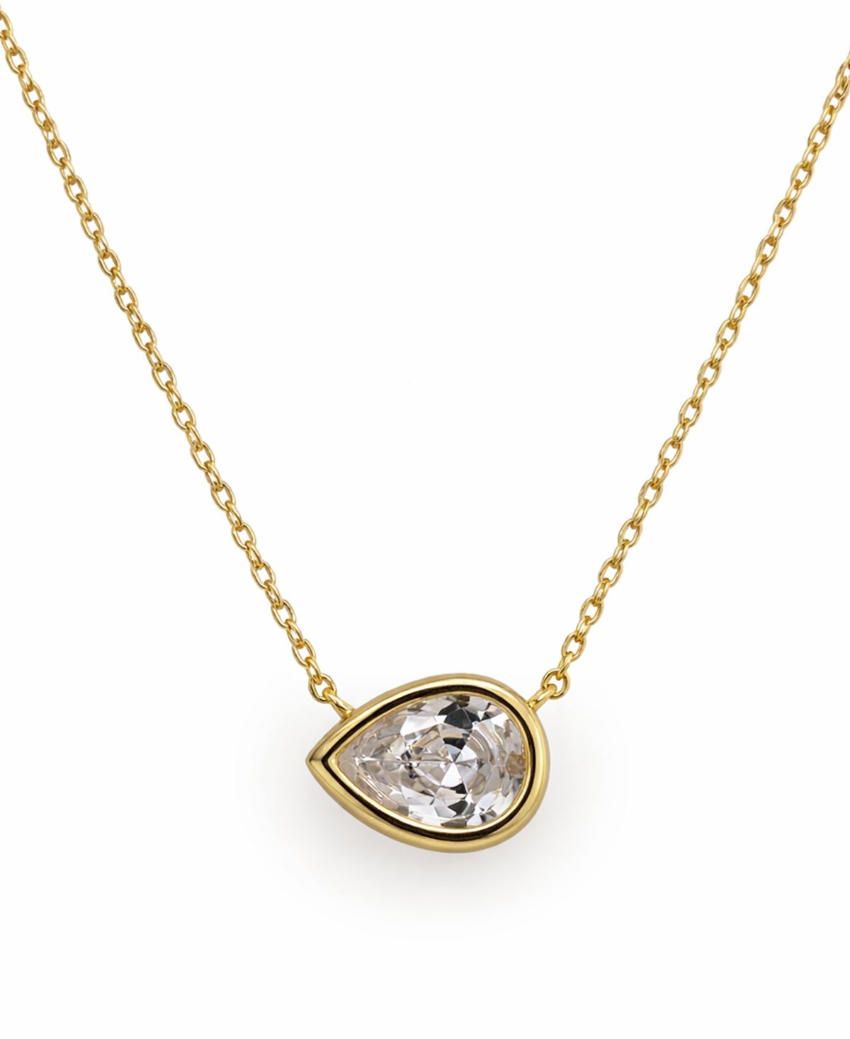 Click here for And Now This Cubic Zirconia Pear Shaped Necklace -... prices