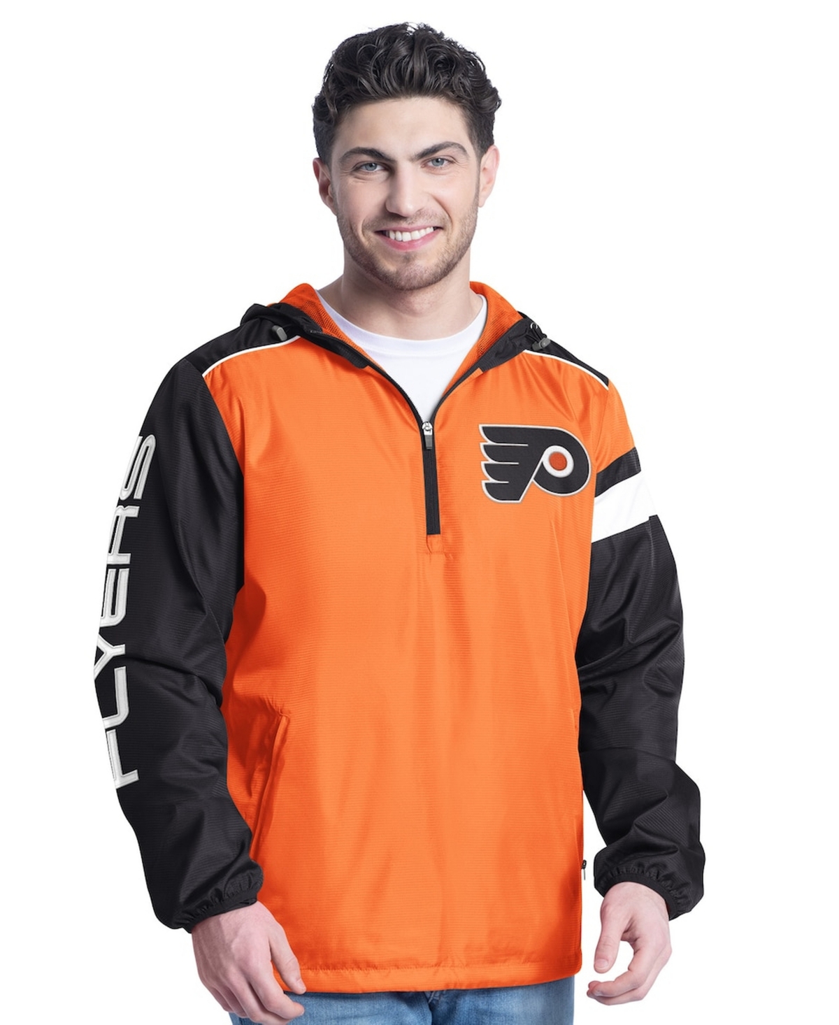 Click here for G-iii Sports by Carl Banks Mens Orange/Black Phila... prices