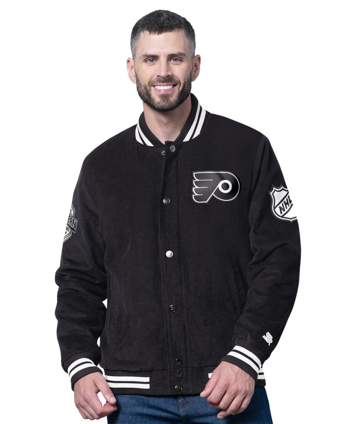 Click here for Starter Mens Black Philadelphia Flyers Blackout Co... prices