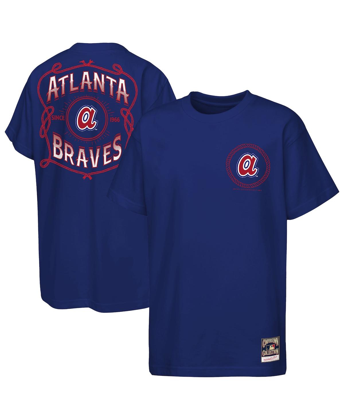 Click here for Mitchell & Ness Big Boys and Girls Navy Atlanta Br... prices