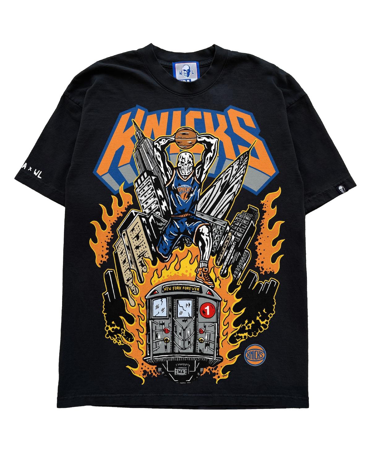Click here for Warren Lotas Mens Fest Black New York Knicks Subwa... prices
