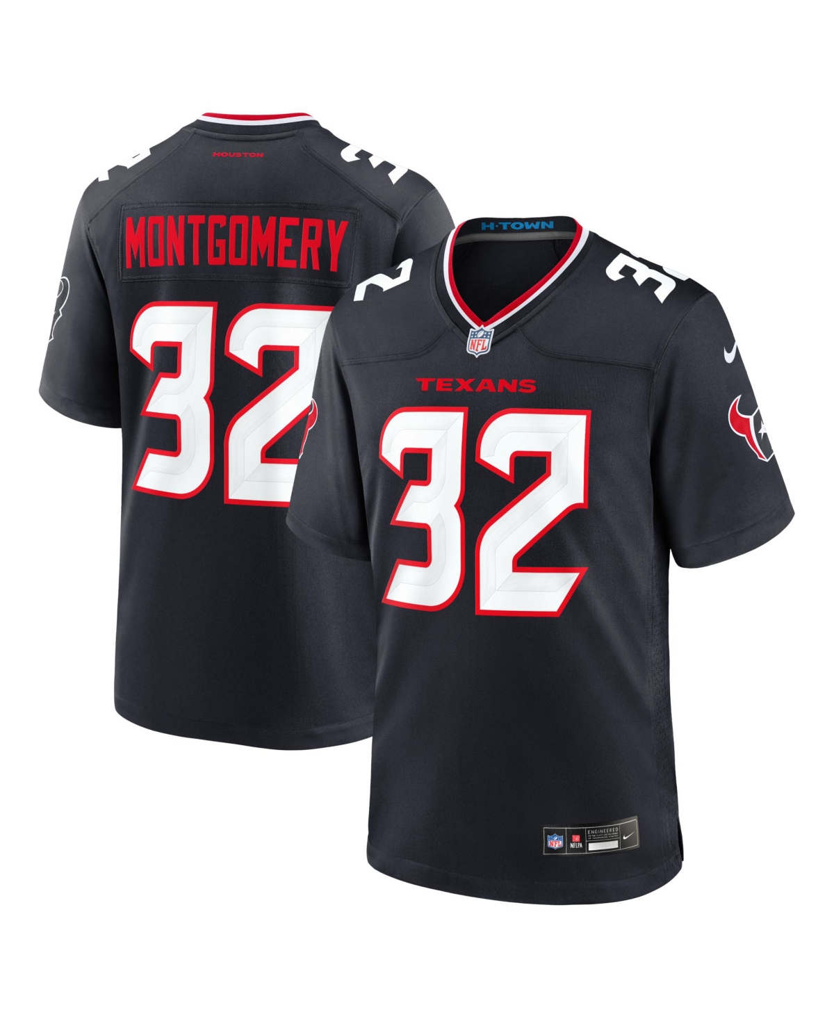 Click here for Nike Mens David Montgomery Navy Houston Texans Gam... prices