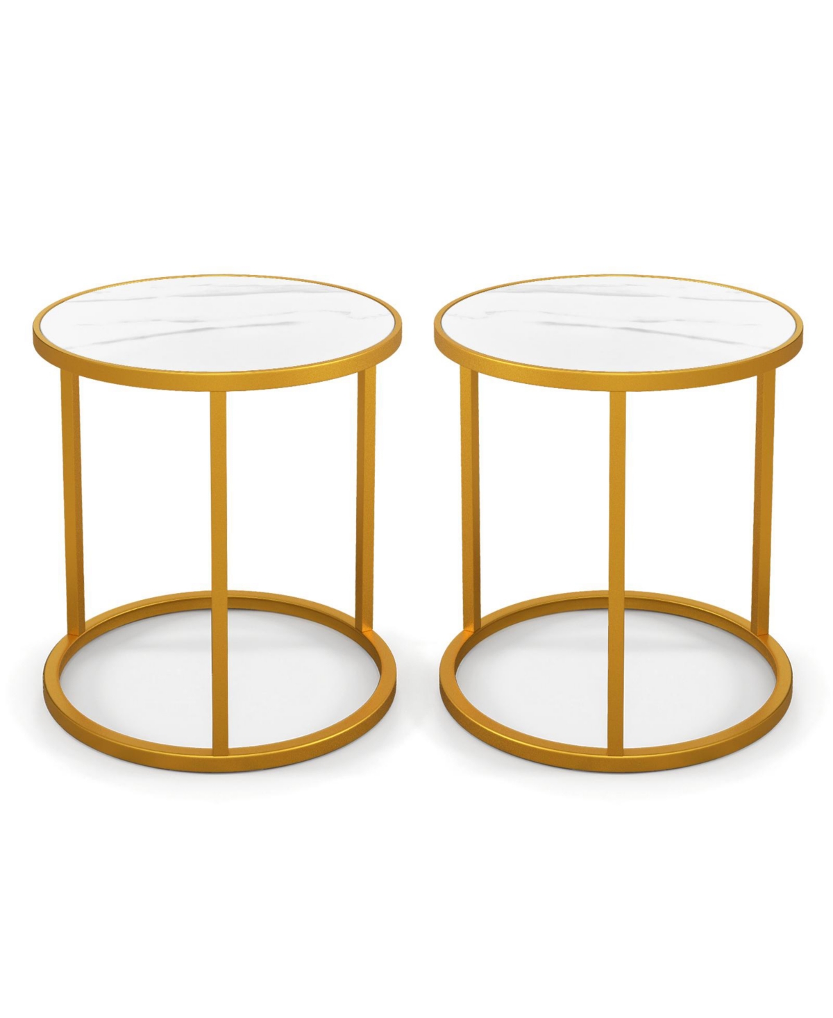 Click here for sumyeg Marble Top Round Side Table 16-Inch End Tab... prices