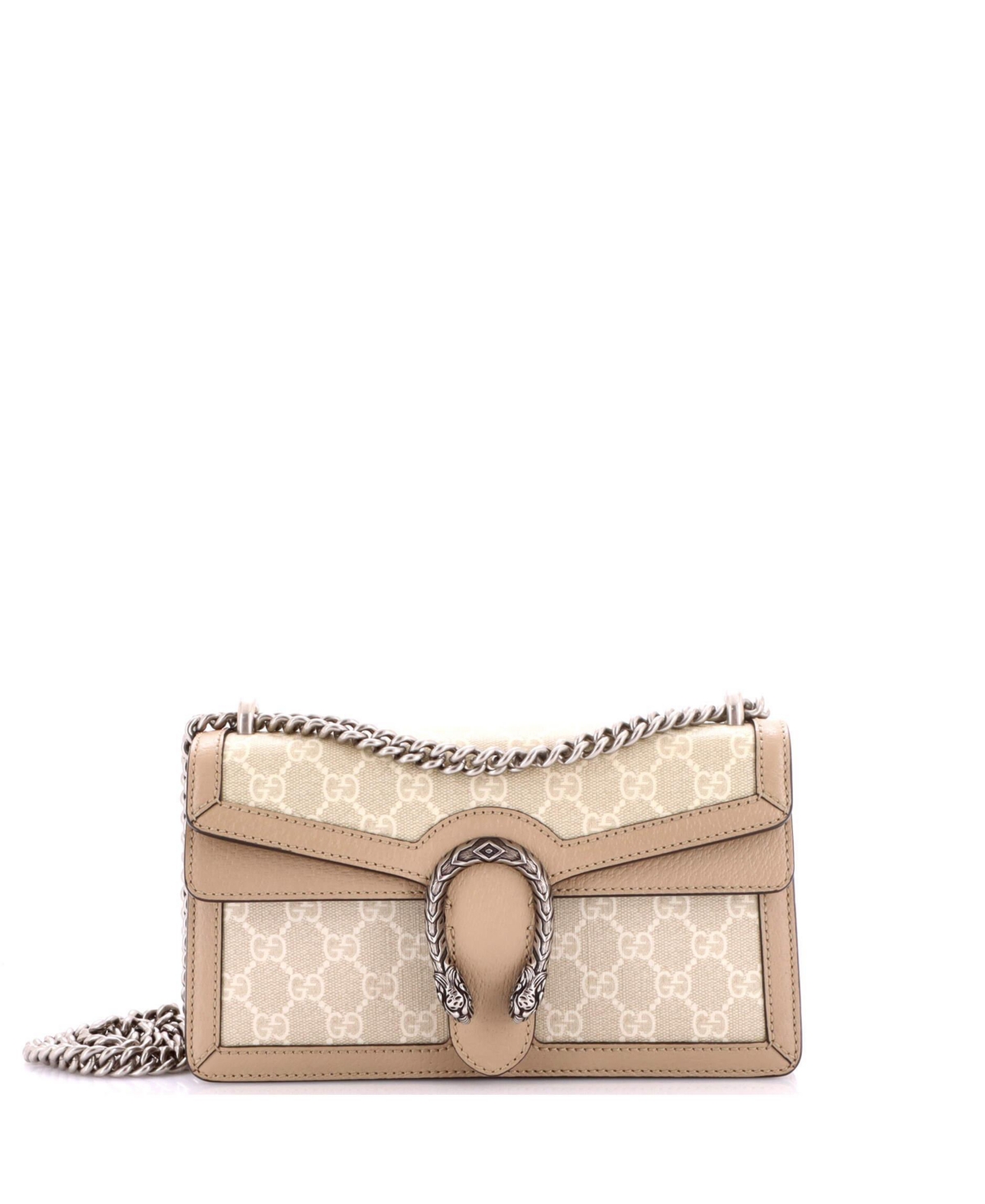Click here for Pre-Owned Gucci Small Dionysus Bag Gg Coated Canva... prices