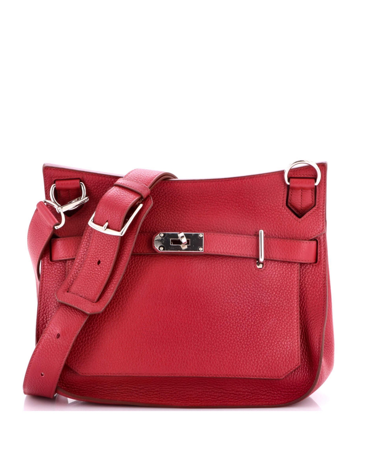 Click here for Pre-Owned HERMES 31 Jypsiere Bag Clemence - Red prices