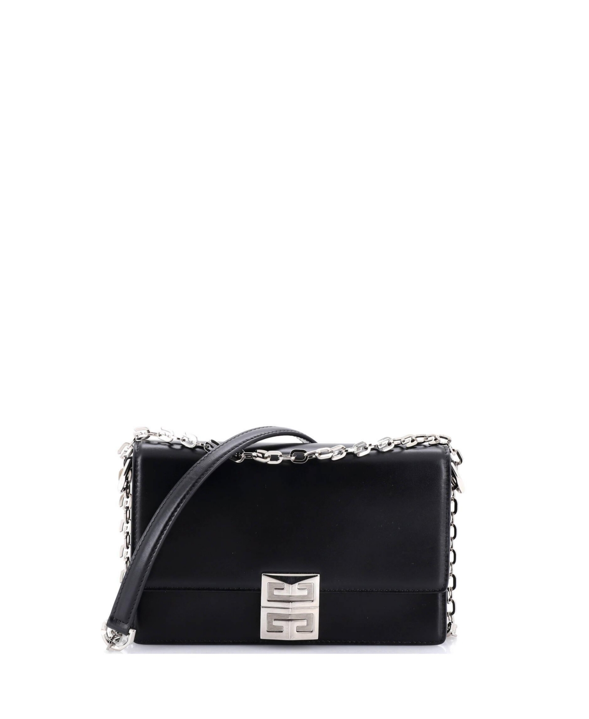 Click here for Pre-Owned Givenchy Small 4G Chain Crossbody Bag Le... prices