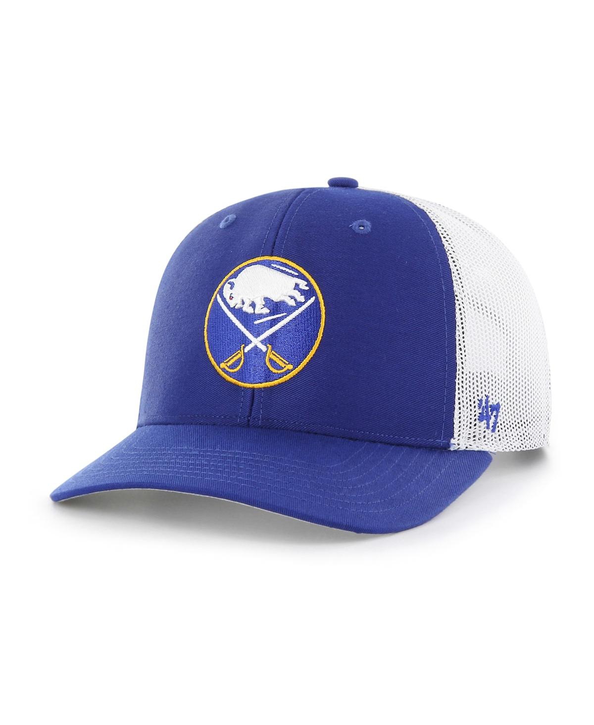 Click here for 47 Brand Mens Royal/White Buffalo Sabres Logo Truc... prices